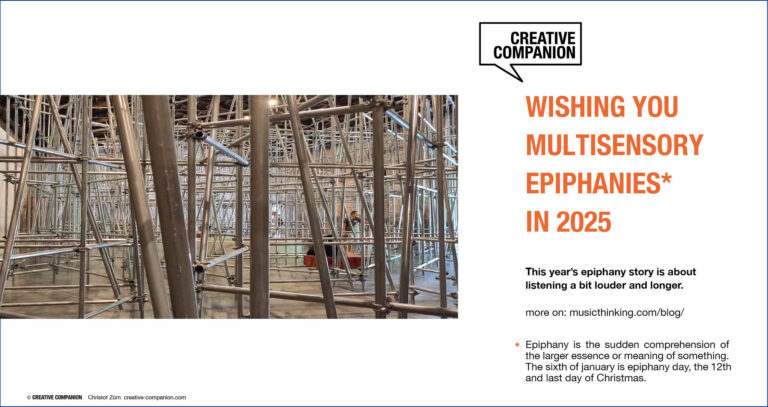 Blog about all activities of Music Thinking. Updates, workshops ...